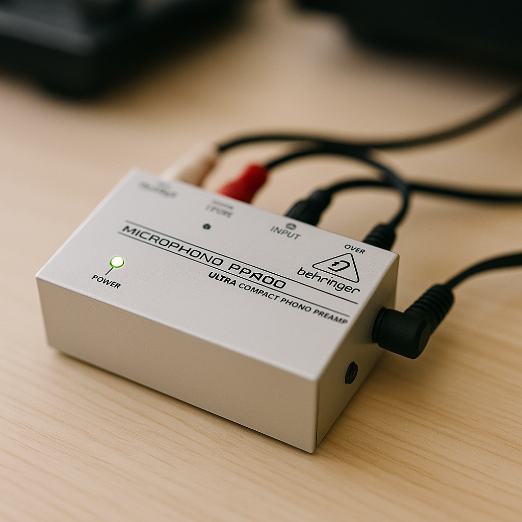 Behringer Microphono PP400 Ultra-Compact Phono Preamp Review Review 2025